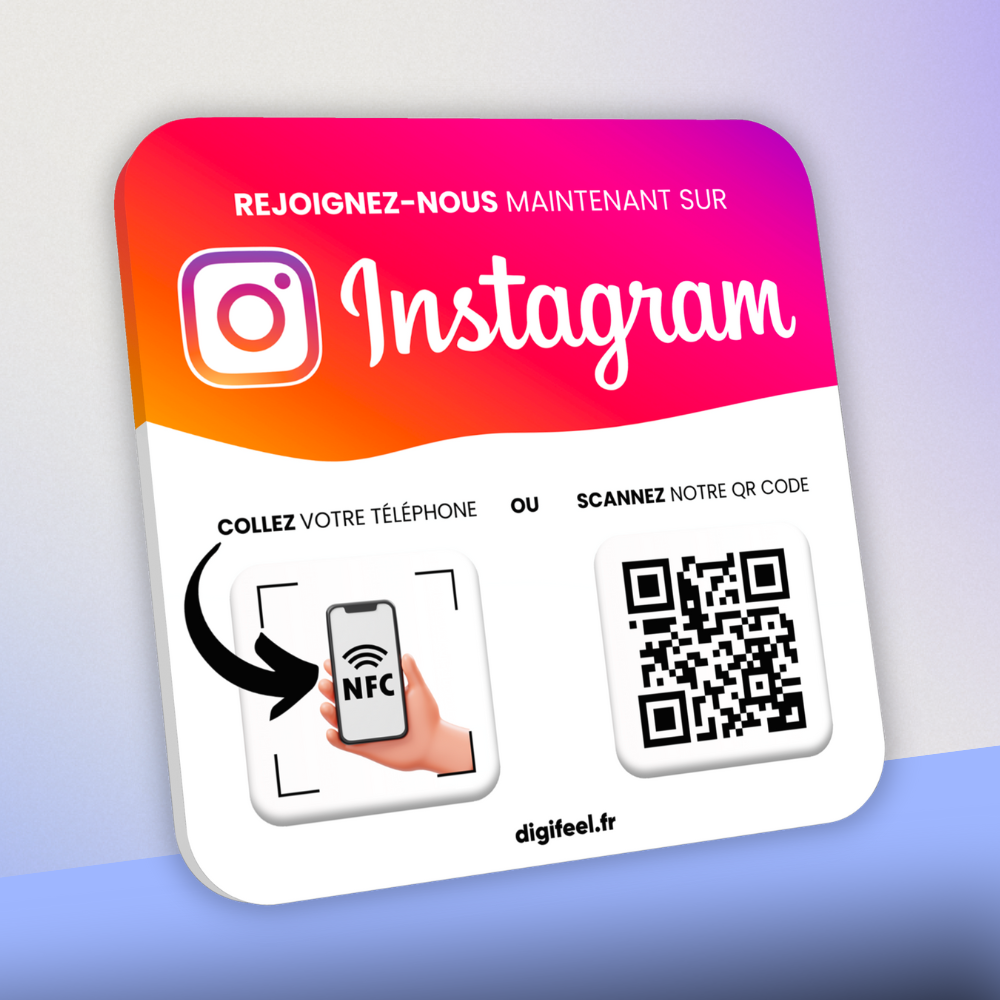 Plaque Instagram – Digifeel FR